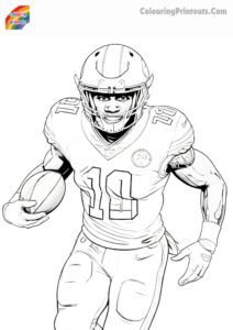 10+ Tyreek Hill Coloring Pages