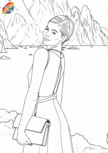 Blackpink Coloring Pages Jennie (Free Printables)