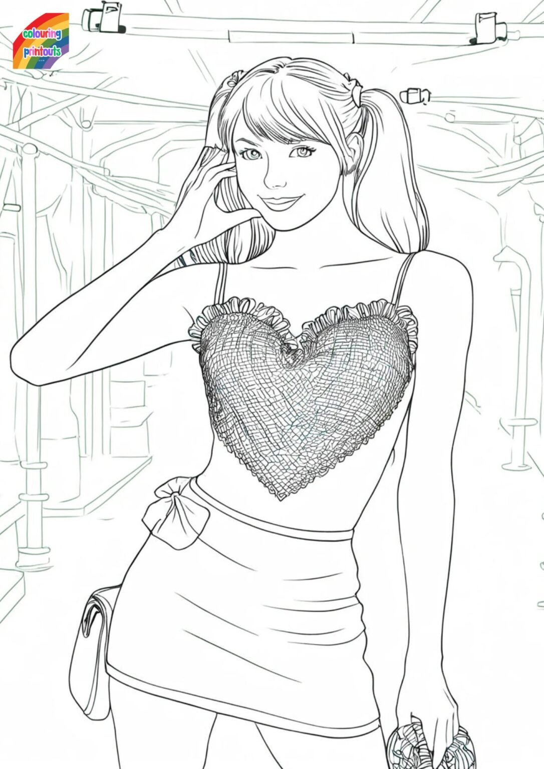 Blackpink Lisa Coloring Pages (Free Printables)