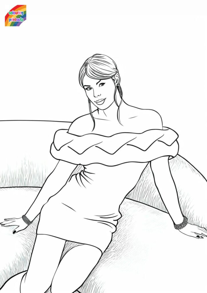 Blackpink Lisa Coloring Pages (Free Printables)