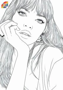 Blackpink Lisa Coloring Pages – Colouring Printouts