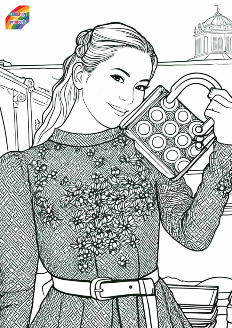 Blackpink Coloring Pages Jisoo (Free PDF Printables)