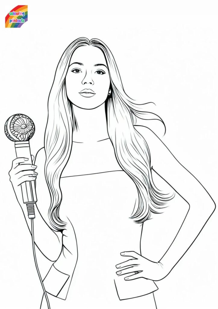 Blackpink Coloring Pages Jisoo (Free PDF Printables)