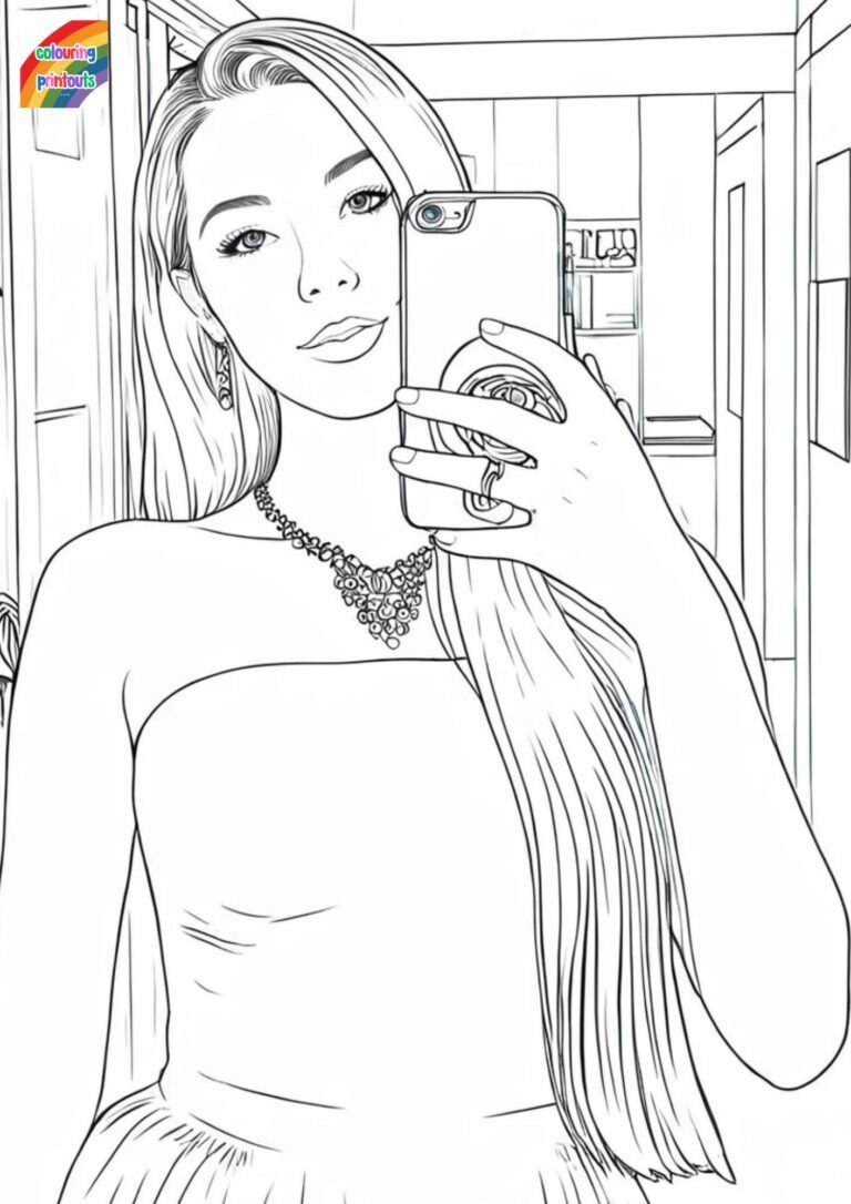 Blackpink Coloring Pages Jisoo (Free PDF Printables)