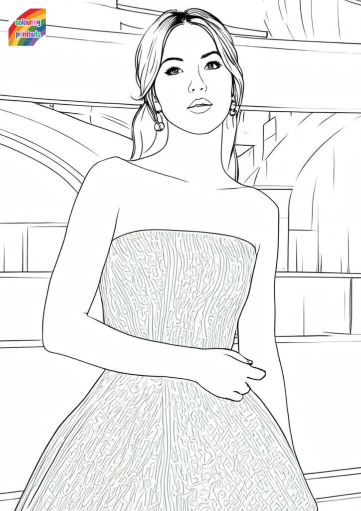 Blackpink Coloring Pages Jisoo (Free PDF Printables)