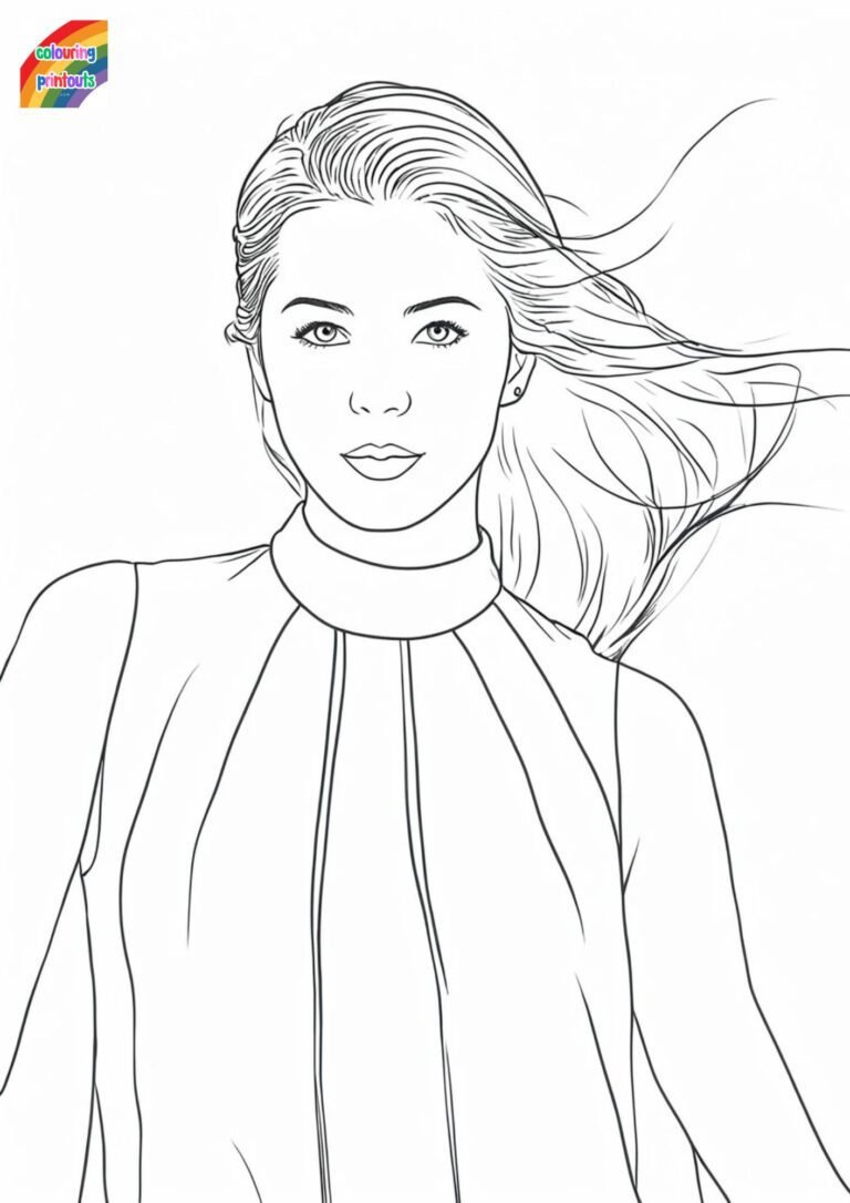 Blackpink Coloring Pages Jisoo (Free PDF Printables)