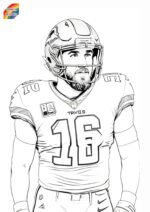 Travis Kelce Coloring Pages [Free PDF Printables]
