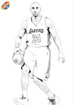 Kobe Bryant Coloring Pages ( Free Printables )