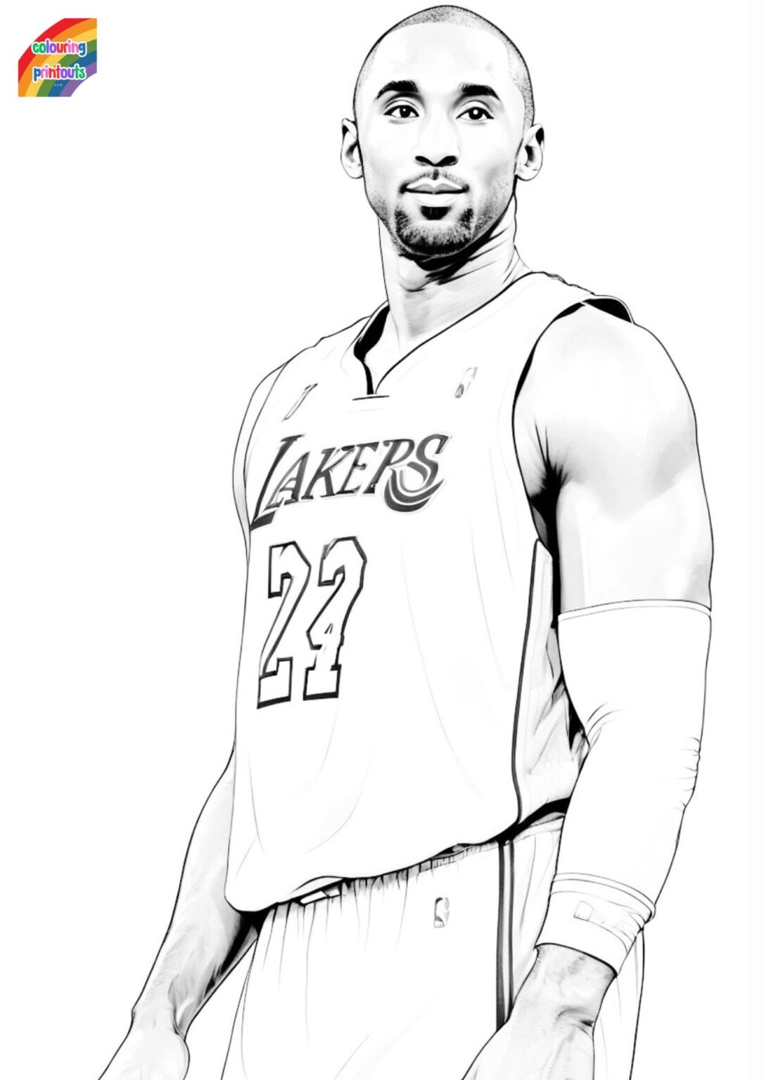 Kobe Bryant Coloring Pages ( Free Printables )