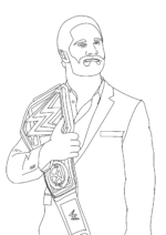 Seth Rollins Coloring Pages ( Free Printables )