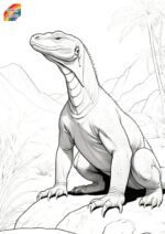 Komodo Dragon Coloring Pages ( Free Printables )