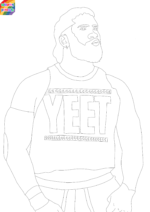 Jey Uso Coloring Pages (Free Printables)