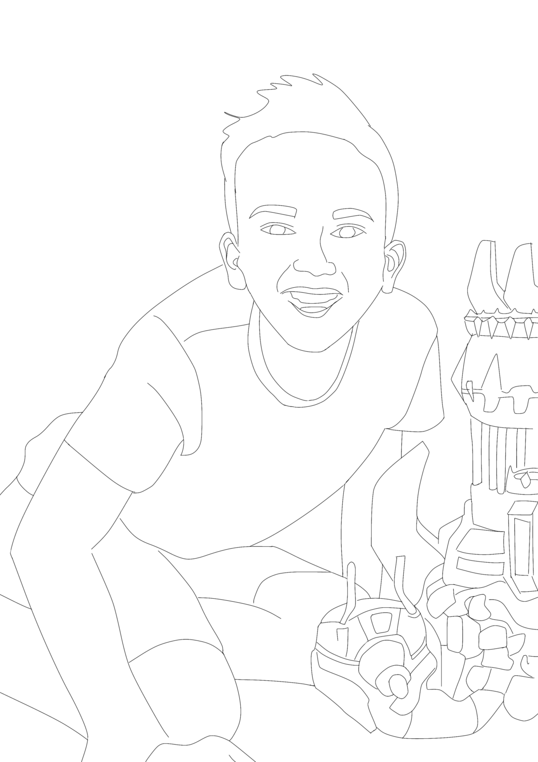 Vlad and Niki Coloring Pages (Free PDF Printables)