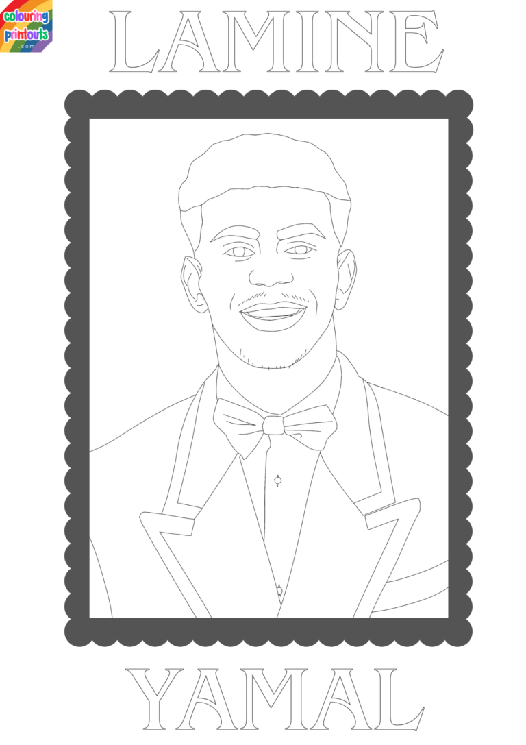 Lamine Yamal Coloring Pages (Free PDF Printables)