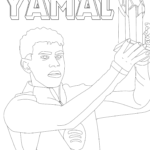 Jalen Hurts Coloring Pages (Free Printables)