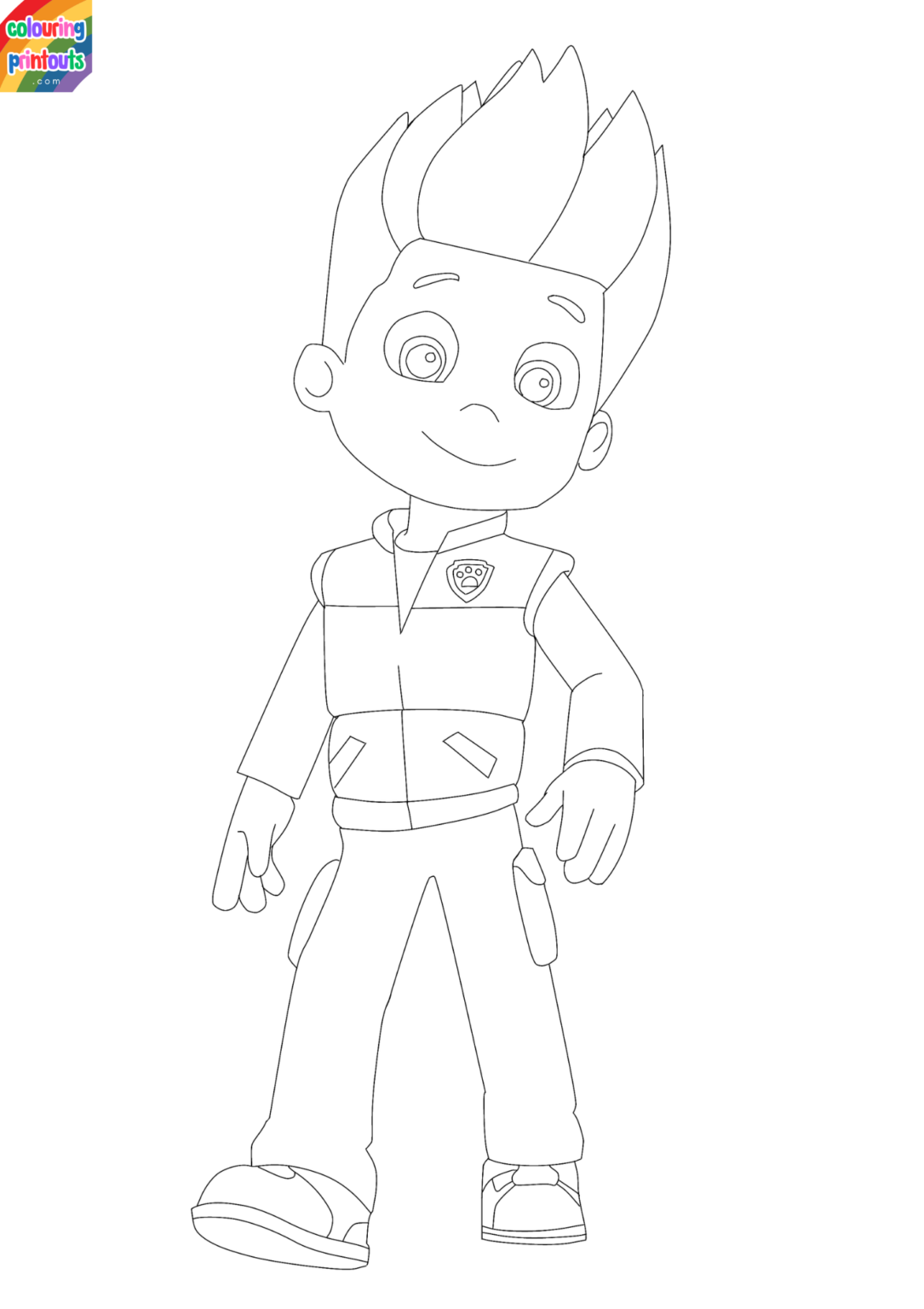 Paw Patrol Ryder Coloring Pages (Free PDF Printables)