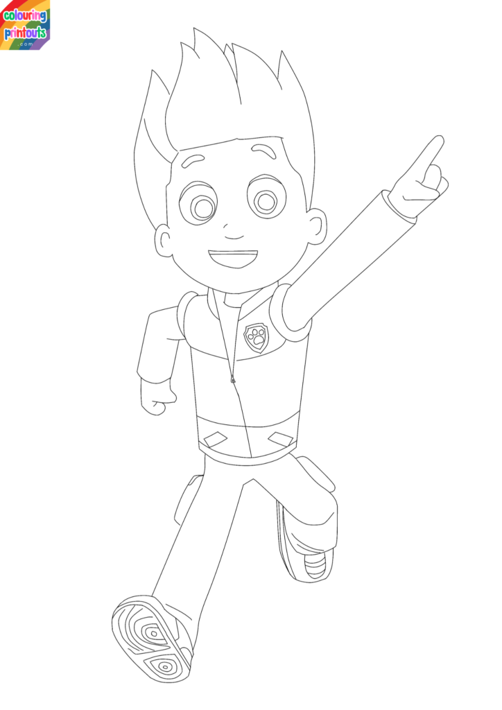 Paw Patrol Ryder Coloring Pages (Free PDF Printables)